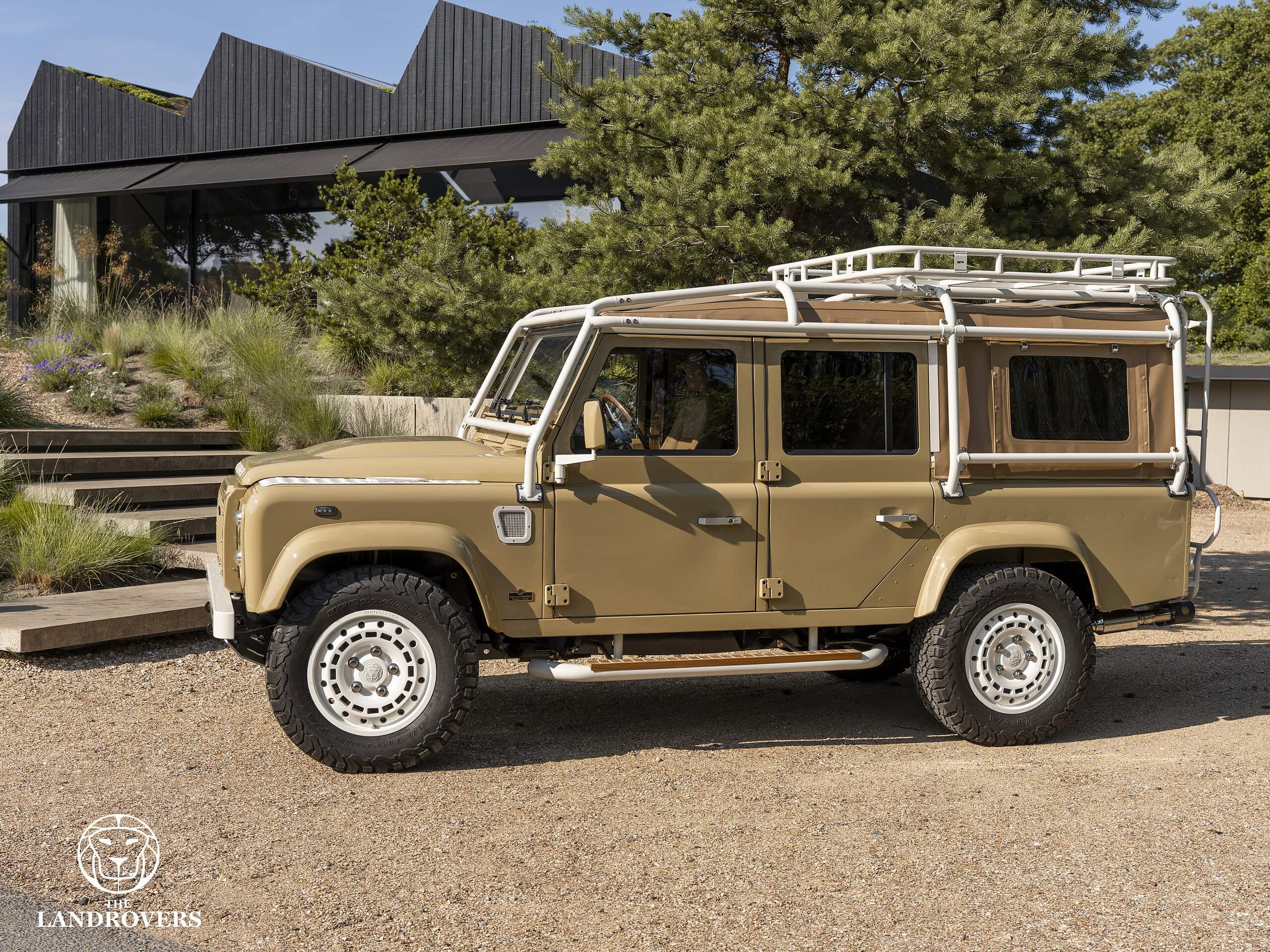 Inside Moose: a bespoke Defender 110 with Harris Tweed - The Landrovers